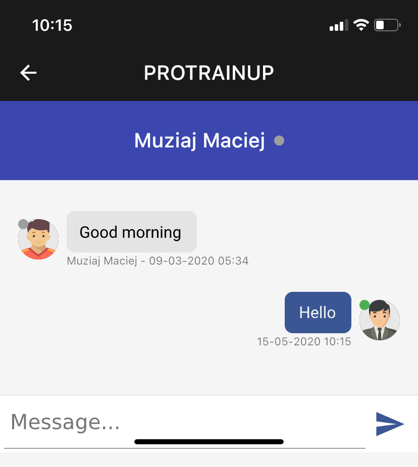ProTrainUp - Комунікатор